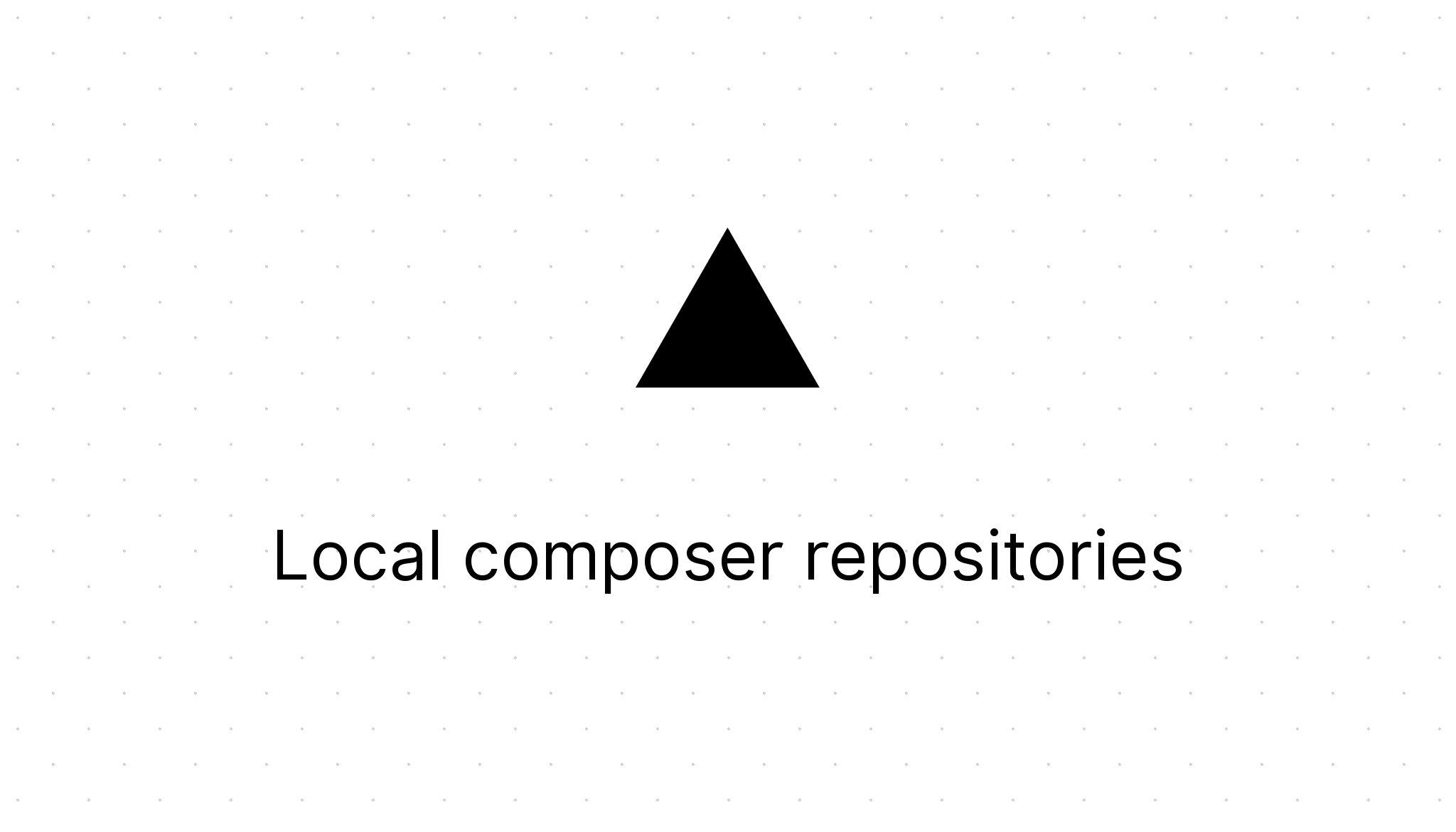 Local composer repositories | Development